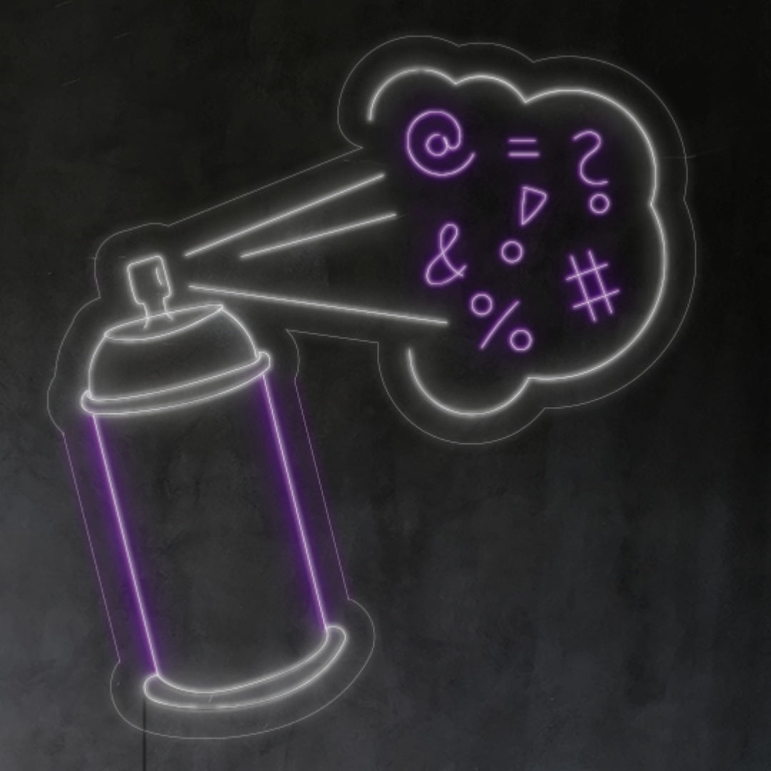 Shiny Sheep - Neon 'Spray Icons and Symbols'