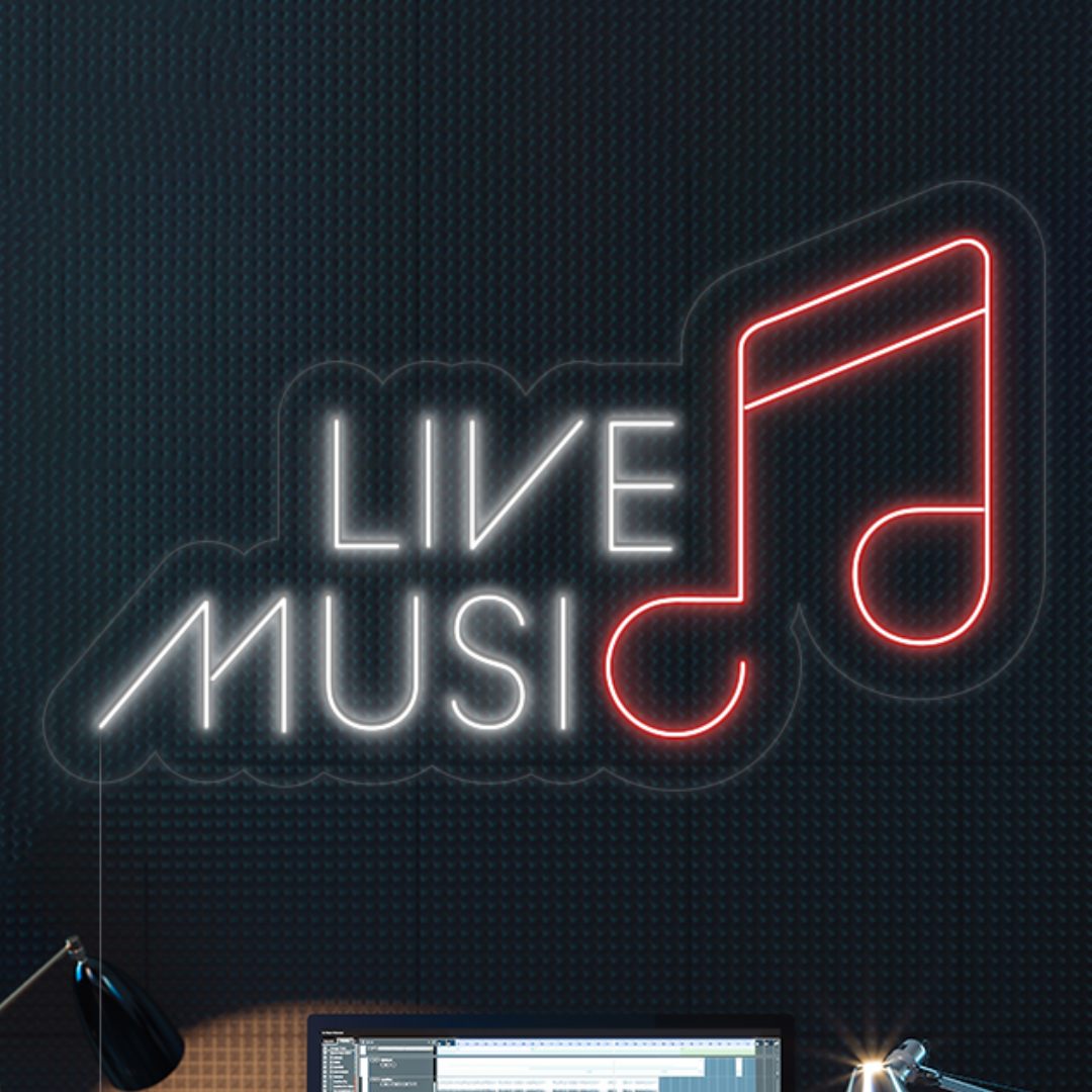 Shiny Sheep - Hudební neon 'Music notes'